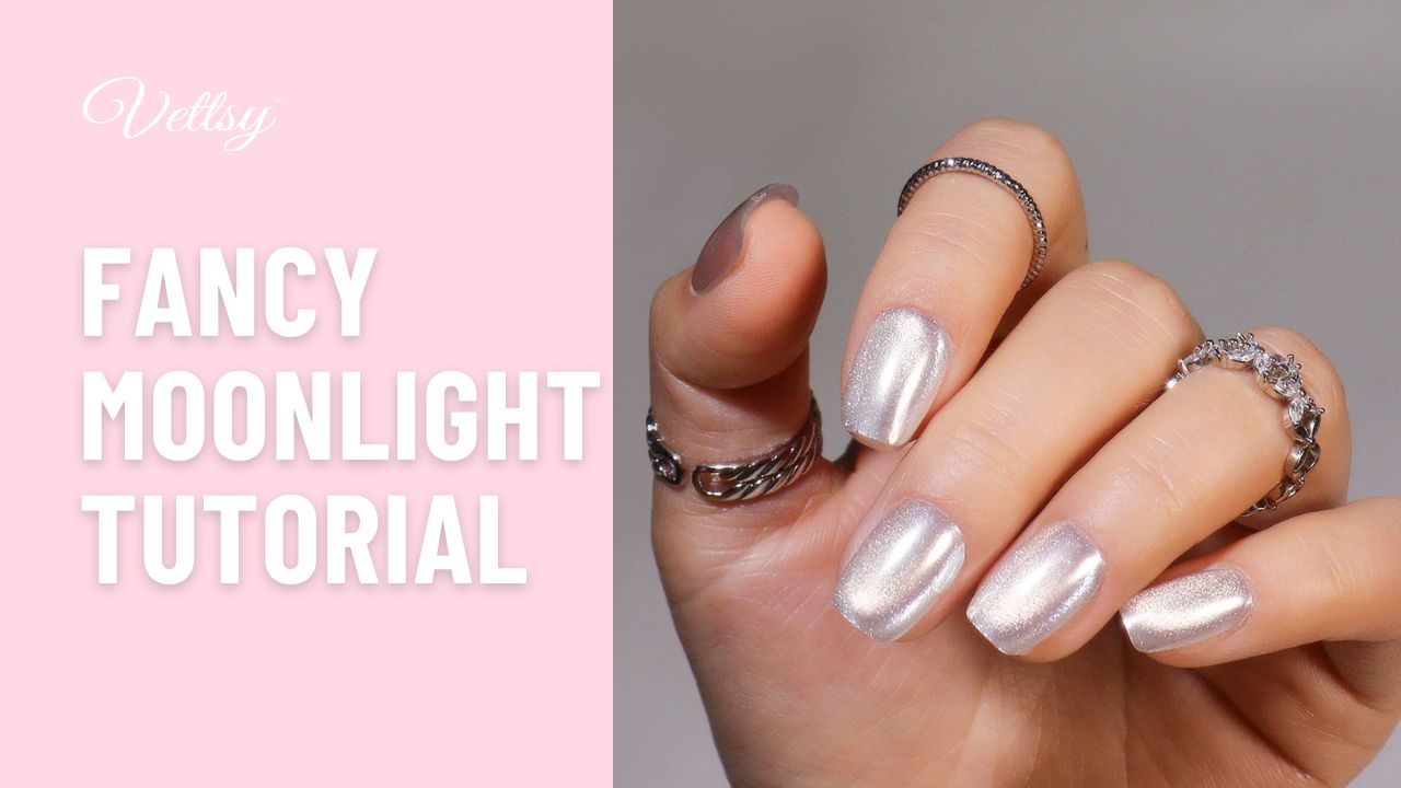 Moonlight Chrome Nail Silver Cat Eye Nail Trend Set – Vettsy