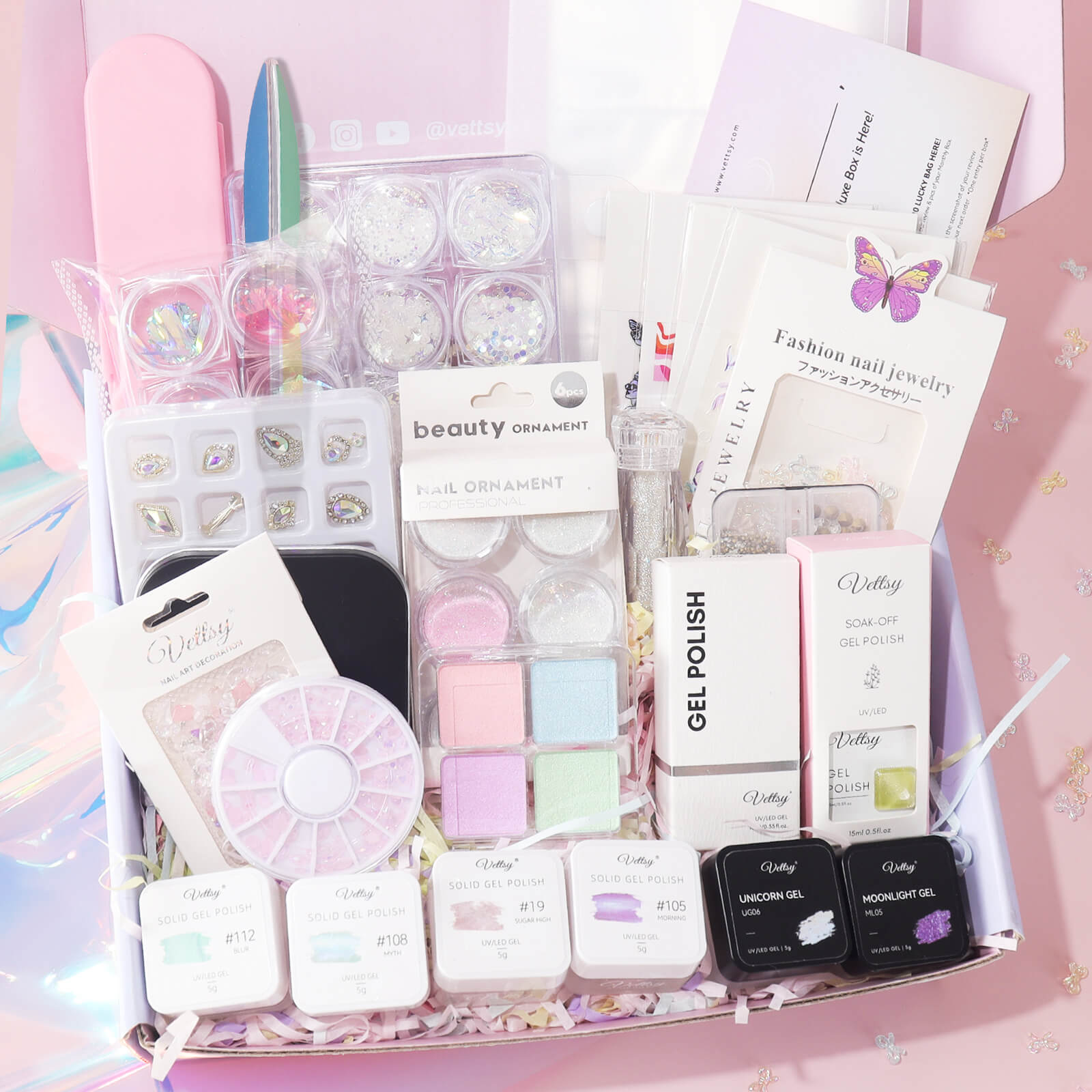 Monthly Subscription Nail Box-Deluxe – Vettsy