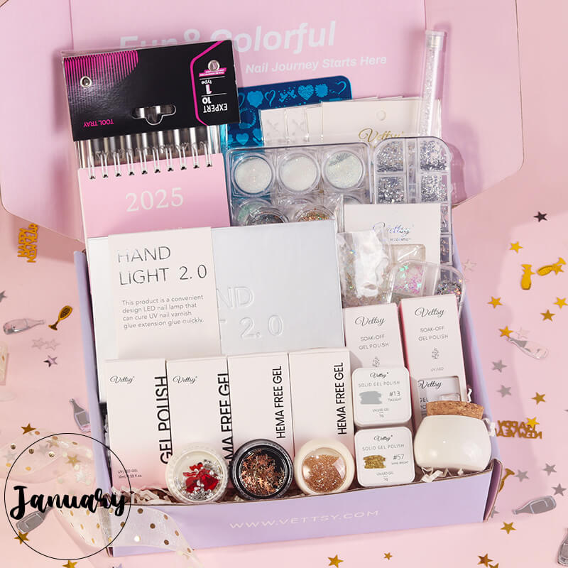 Monthly Subscription Nail Box-Deluxe – Vettsy