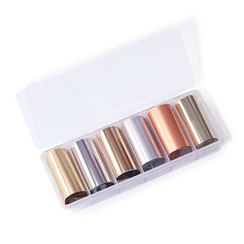 Chrome Nail Art Transfer Foil 6pcs Set – Vettsy