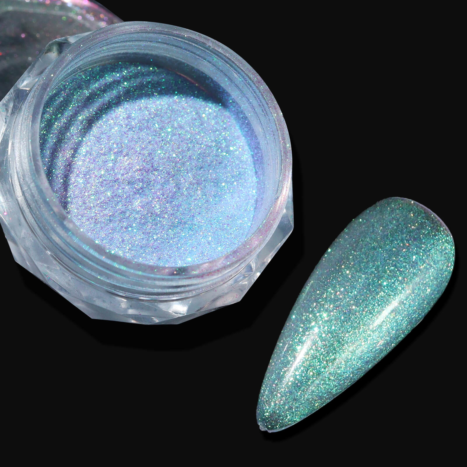 Dual-Purpose Chrome Glitter Mermaid Opal Flakes-Rain – Vettsy