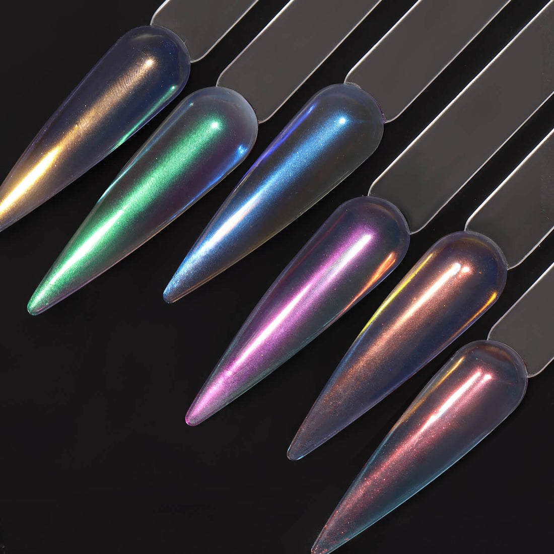 Neon Aurora Mermaid Chrome Powder Set – Vettsy