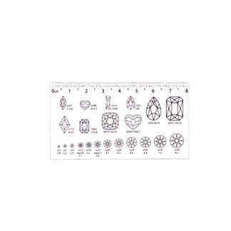 Press On Nails Measure Tool Nail Size Measurement Ruler – Vettsy